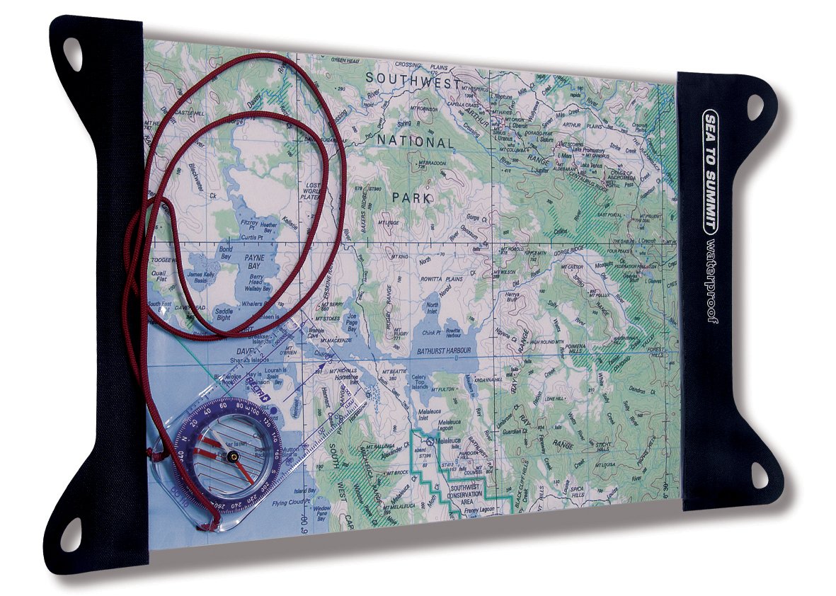 Sea to Summit Waterproof TPU Guide Map Case, Large (17 x 13 inches)