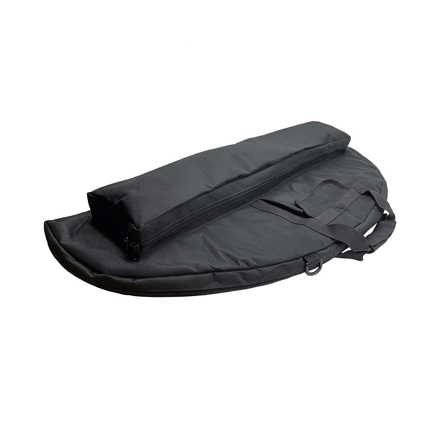 Silfrae Compound Bow Case Soft Bow Padded Case Light-Weight Bow Carry Bag with Arrow Pocket (Black, Small)