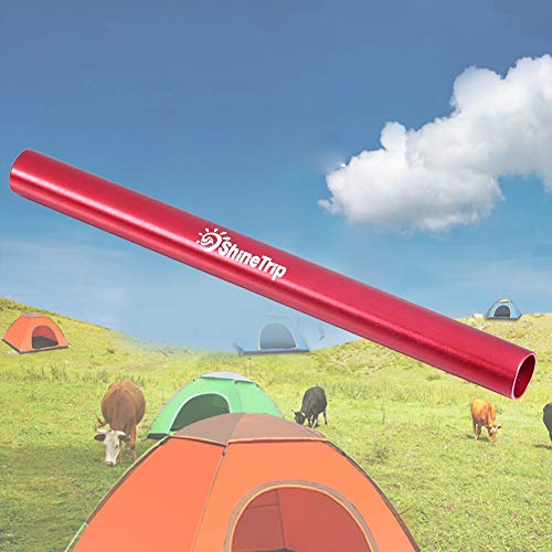 Tent Pole Repair Splint Tube Kit, 4Pcs Aluminium Alloy Spare Repair Tube for Diameter 7.9-8.5mm Tent Pole