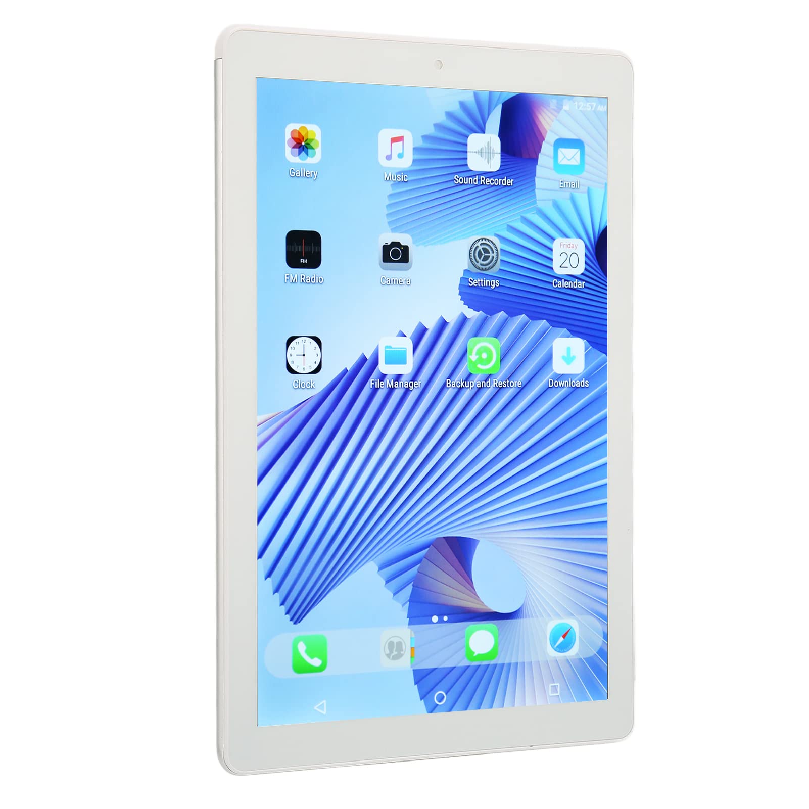 Vikye 5G WiFi Tablet for Android 10, 10.1 Inch 1920x1200 HD Display Tablet 4GB RAM 64GB ROM 2MP 5MP Dual Camera Dual Card Dual Standby Three Card Slots (US Plug)