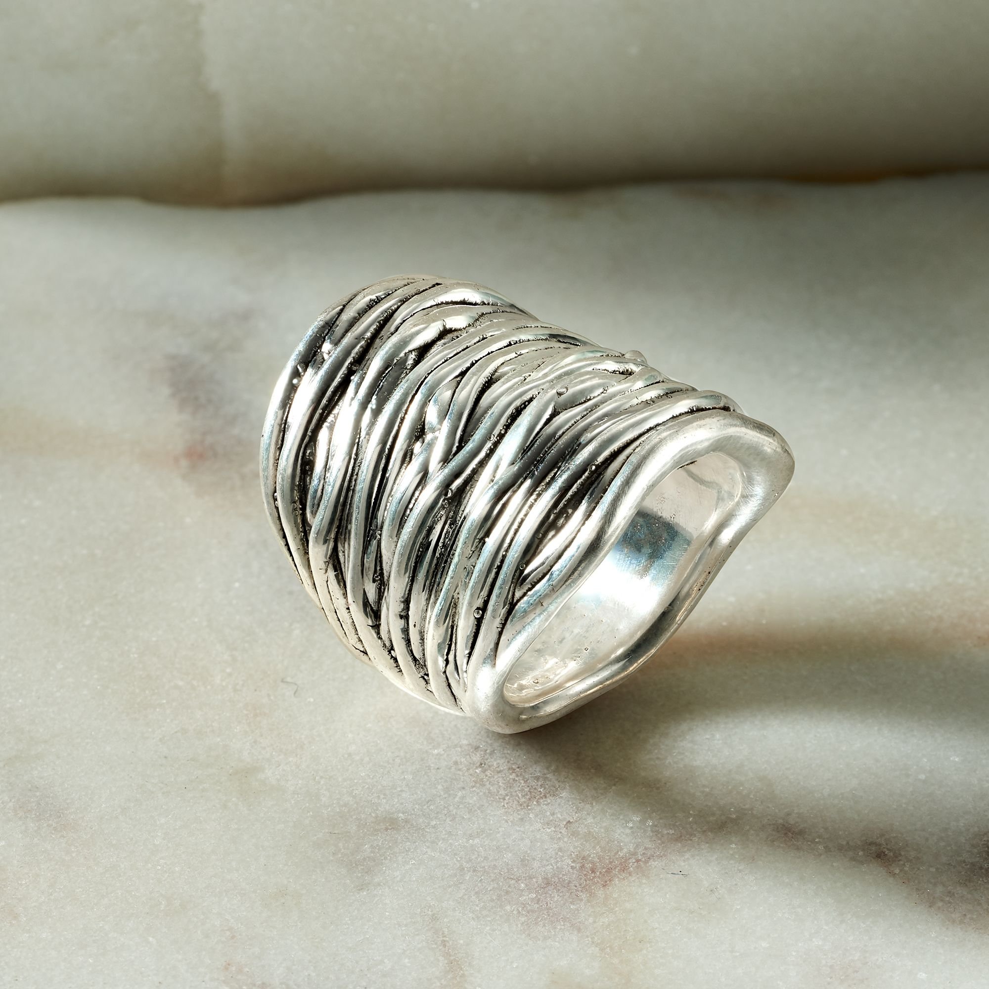 Ross-Simons Sterling Silver Multi-Row Wrap Ring. Size 9