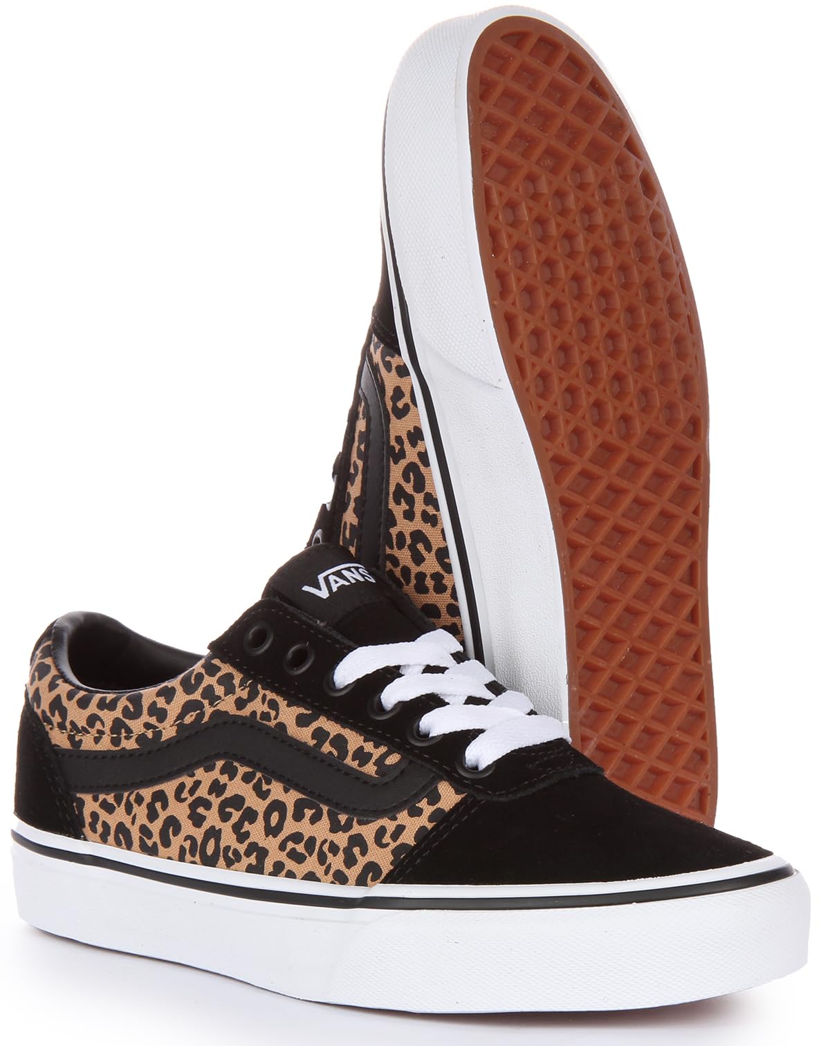 Vans Women's Ward Trainers, Cheetah Black White, 8