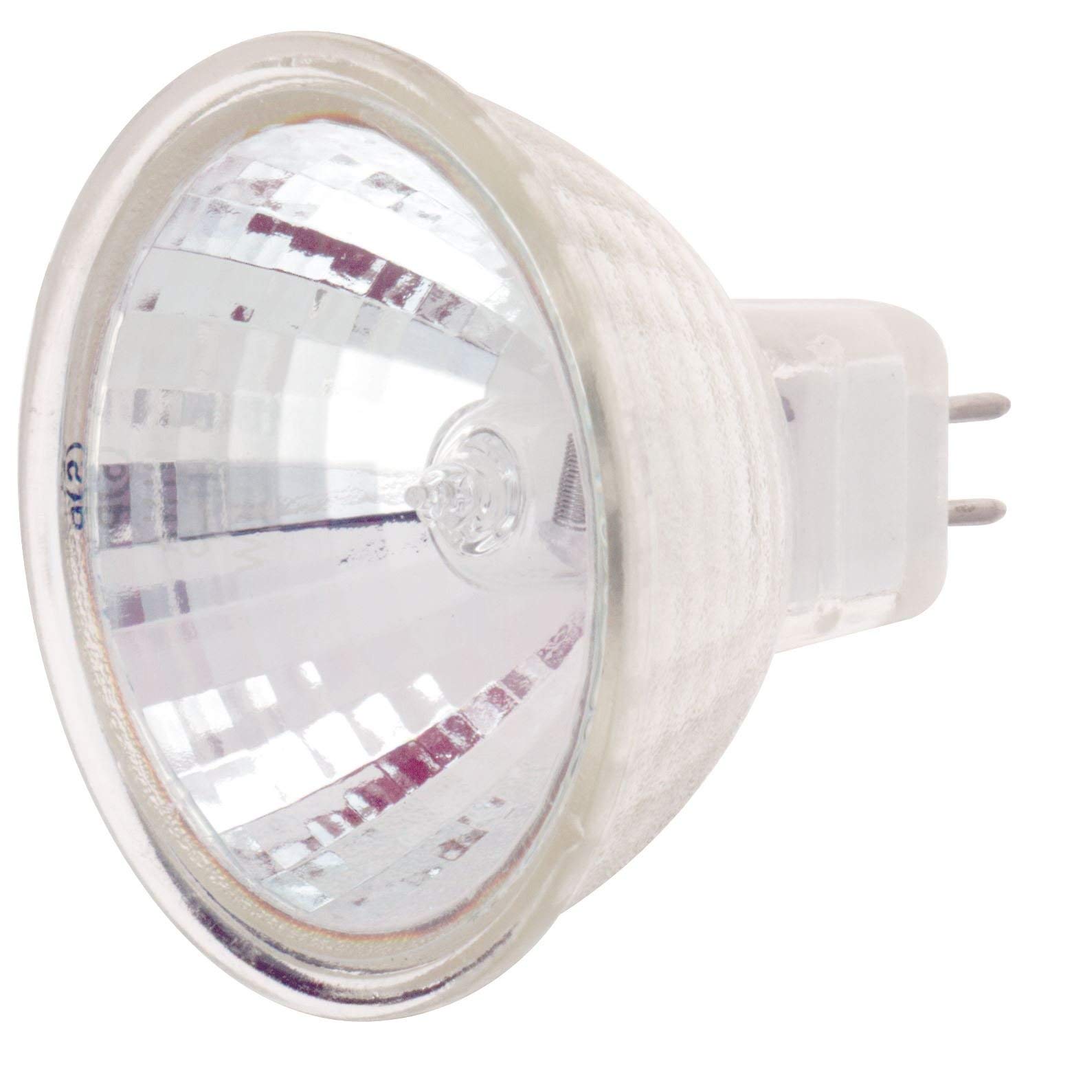 Satco 50MR16/FL/C Halogen MR Halogen, 50W GU5.3/GX5.3 MR16, Bulb [Pack of 12]