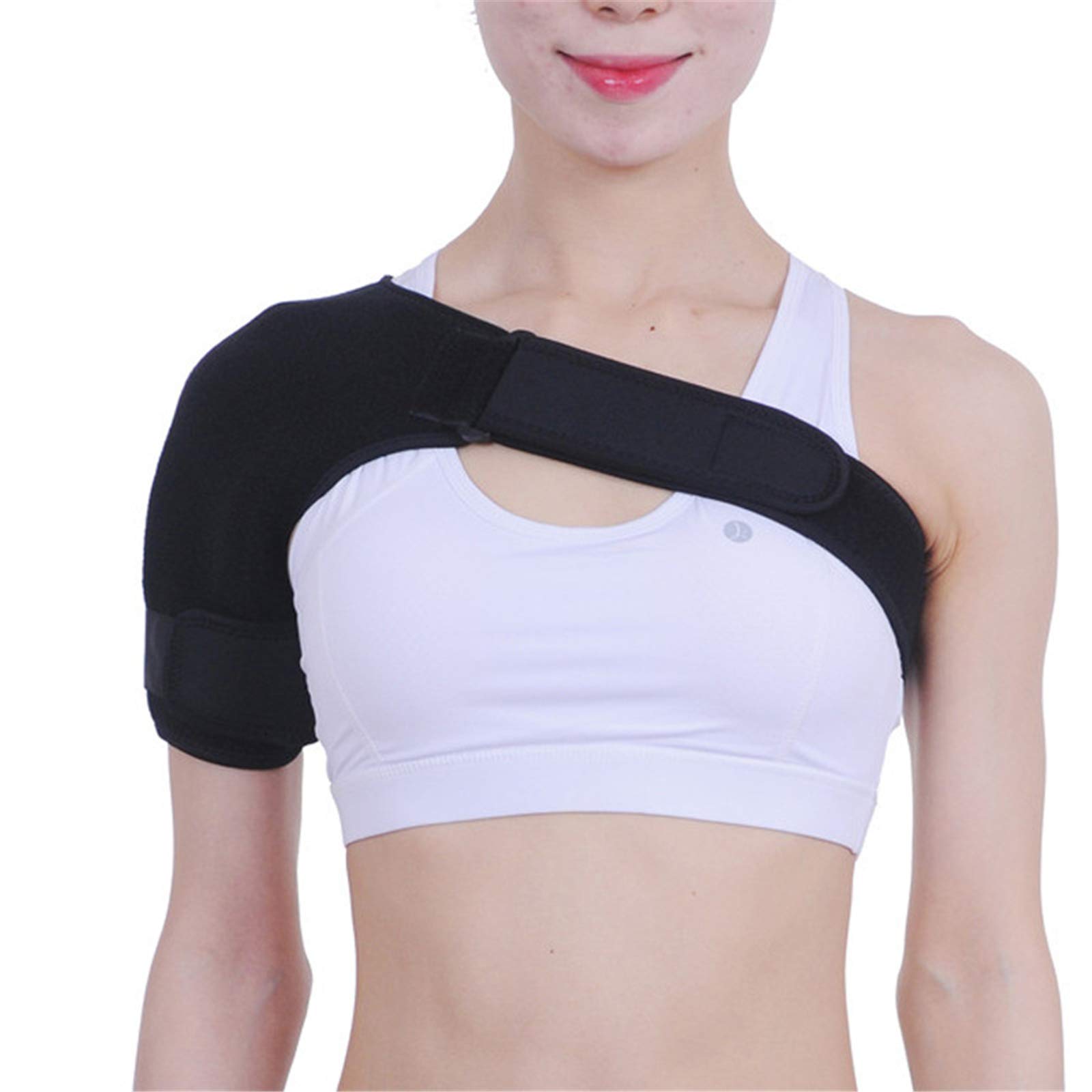 YUIJ Universal Shoulder Brace Support,Dislocated Shoulder Support and Stability Breathable Prevent Injuries Dislocated AC Joint Frozen Pain