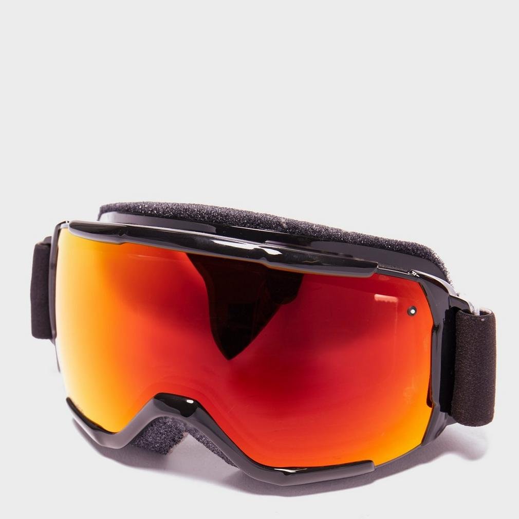 Smith Optics Youth Grom CP Snow Goggles Black Frame/ChromaPop Everyday Red Mirror
