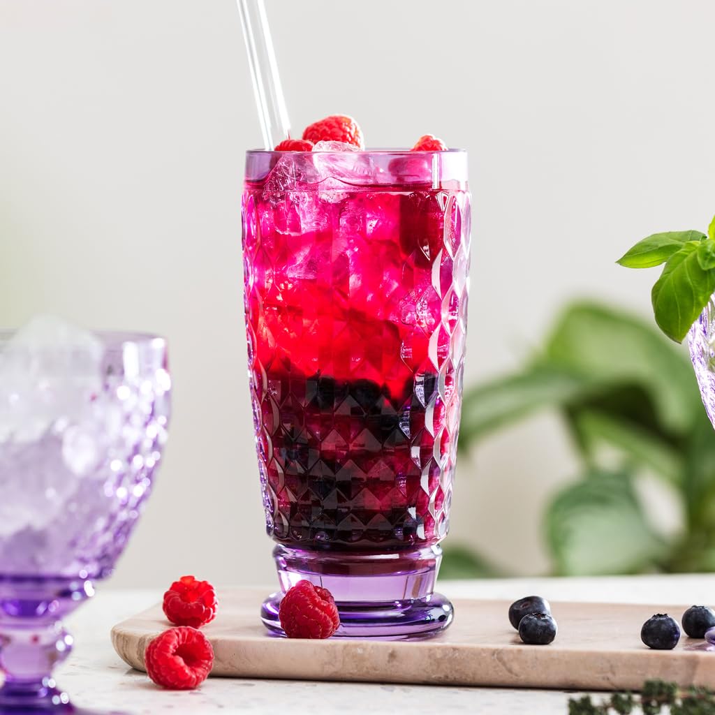 Villeroy & Boch - Boston Lavender long drink glass, crystal glass coloured purple, capacity 300 ml