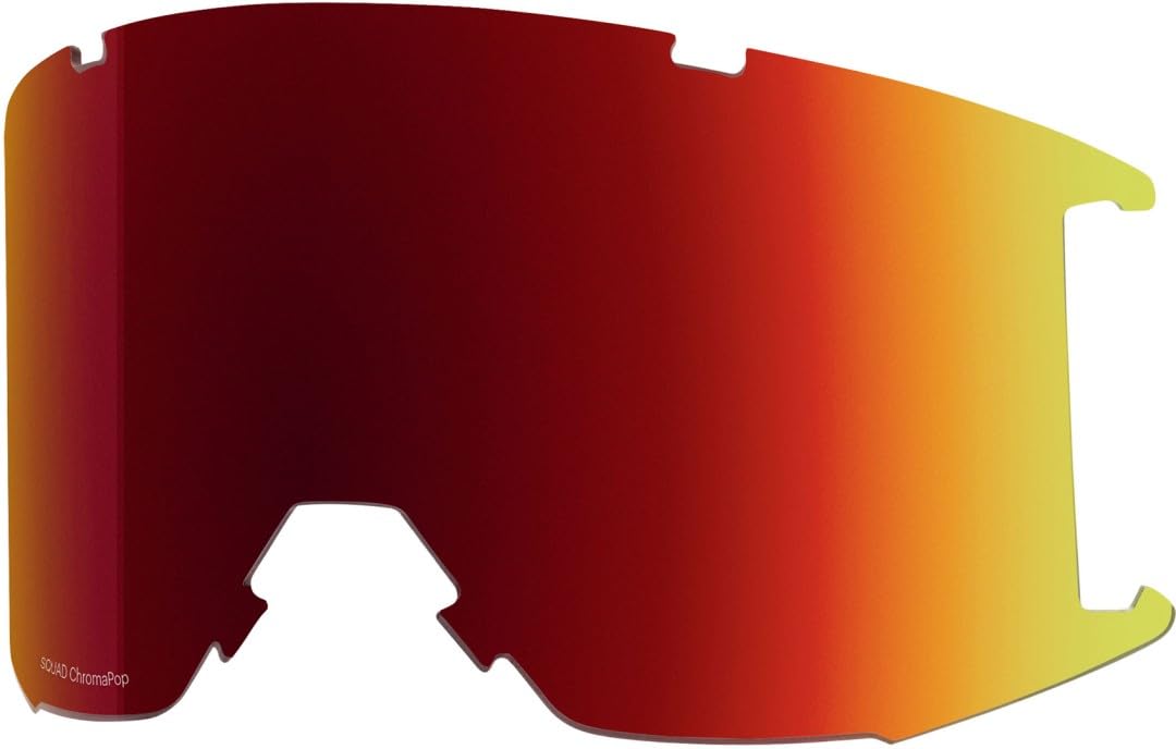 Smith Squad Snow Goggles Replacement Lens ChromaPop Sun Red Mirror