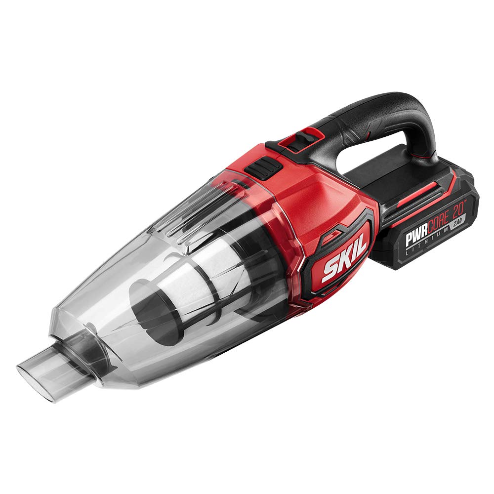 SKIL PWRCore 20V Handheld Vacuum, Includes 2.0Ah Lithium Battery and PWRJump Charger - VA593602