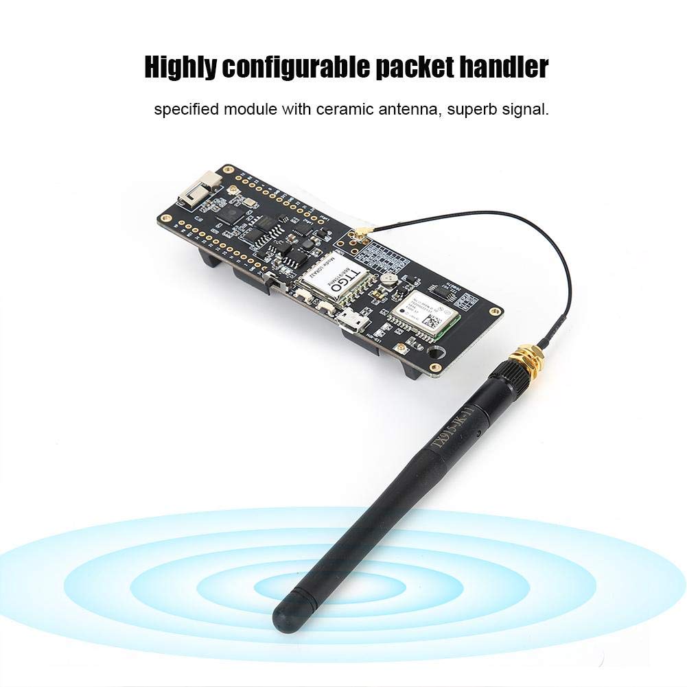 T Beam ESP32 915MHz WiFi Wireless Bluetooth Module /NEO M8N GPS Module Development Board with 4LED Indicator Light
