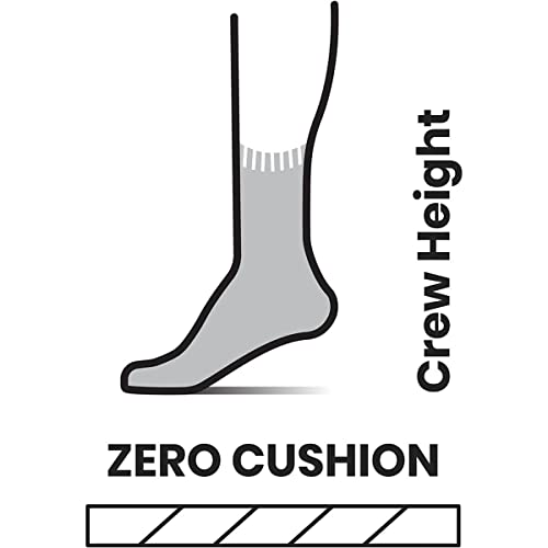 Smartwool Non-Binding Pressure Free Palm Crew Sock - Women's Medium Gray, M