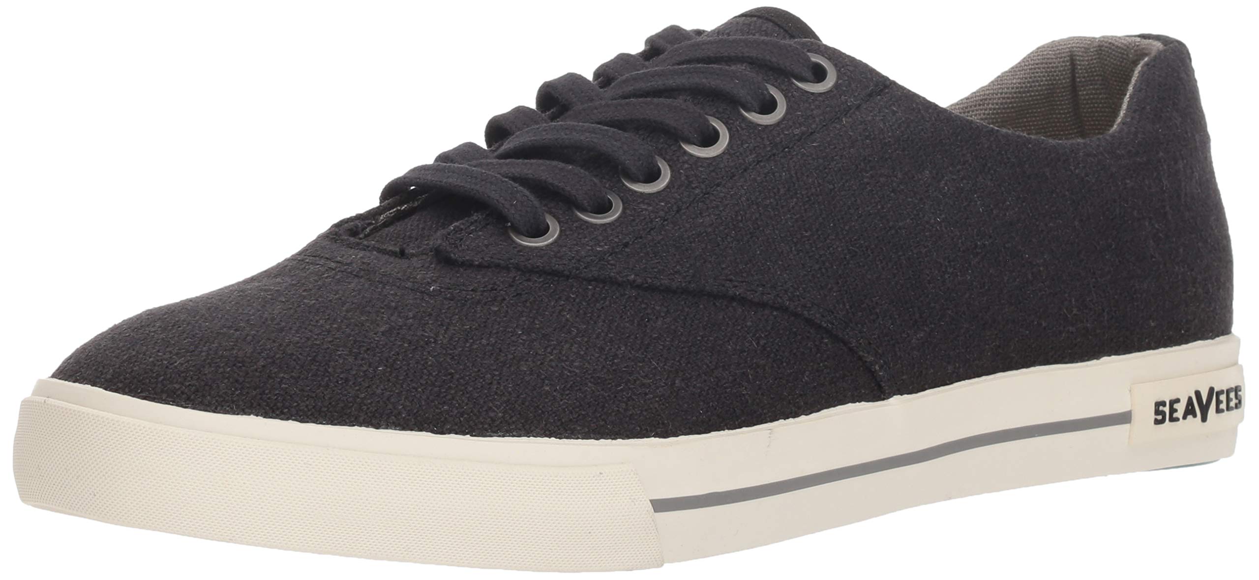 SEAVEES Men's Hermosa Sneaker, Black, 10 M US