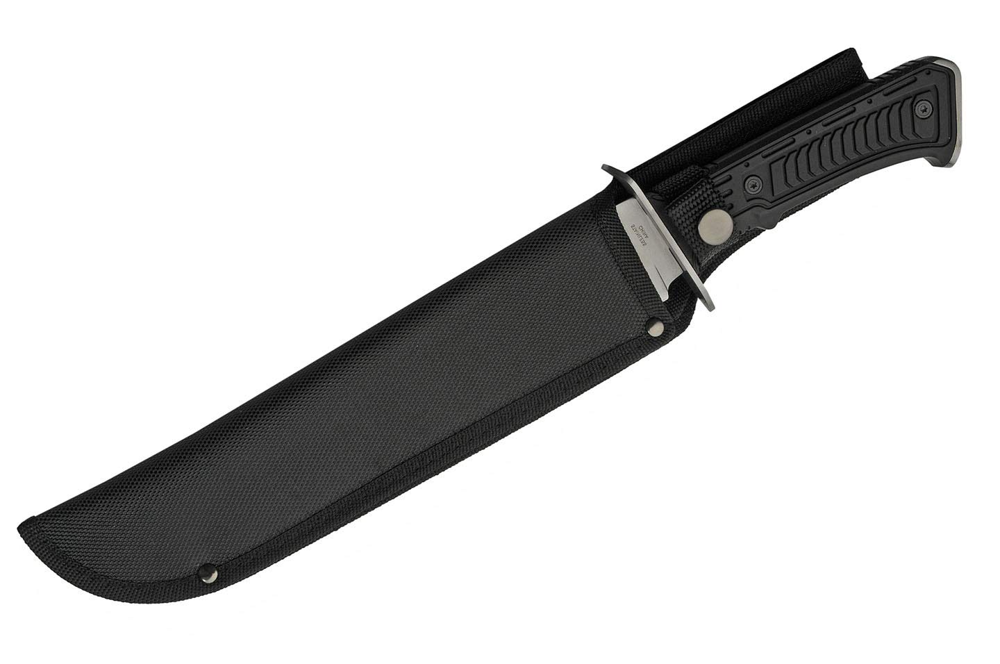 SZCO Supplies 15" Outdoor Survival Silver Tech Bowie Blade Knife, 211515-SL