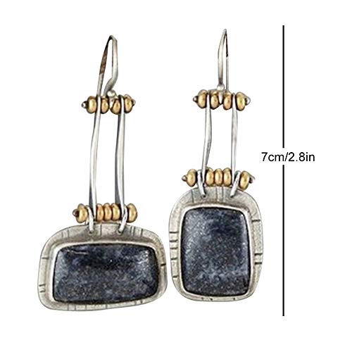 Worparsen Retro Asymmetric Geometrical Metal Pendant Woman Hanger