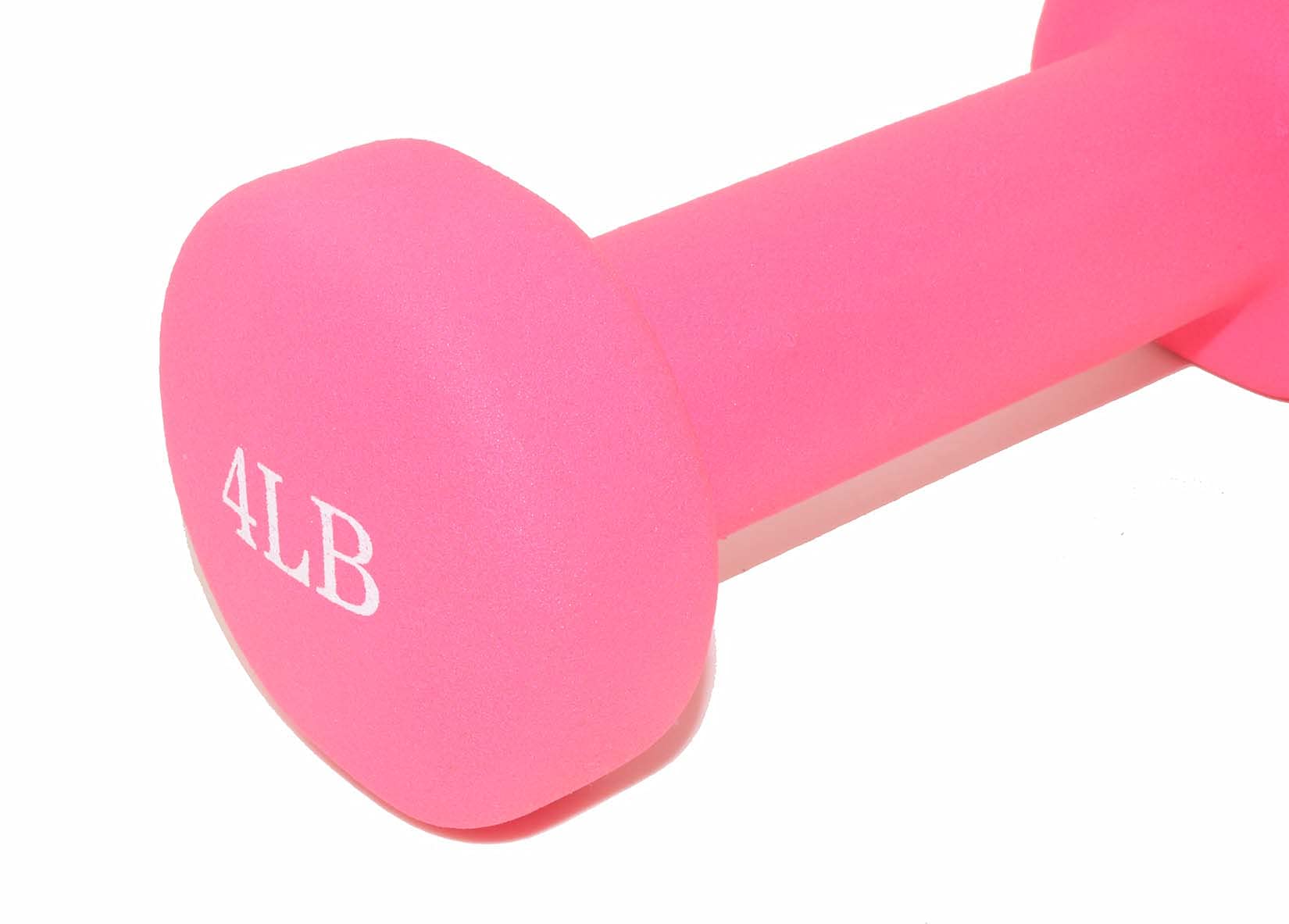 Piedrunner Dumb Bell 4Lbs 2PCS, Neoprene Plastic Immersion Coated Steel Core, Hand Weights, Yoga Training Equipment, Sports Training Accessories, Dumb Bell 4 Pounds 1 Pair
