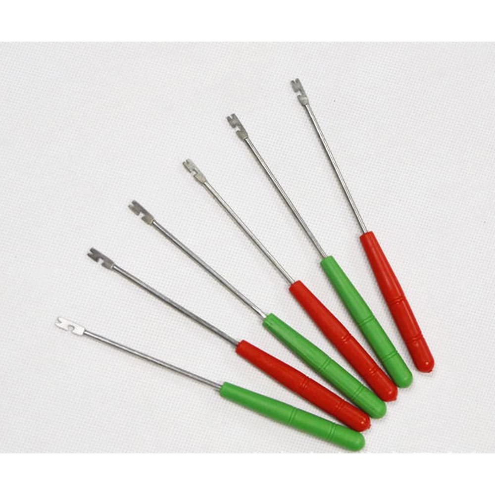 Vanki 10Pcs Fishing Gear Hook Remover Portable Detacher Extractor Unhook Tackle Random Colors