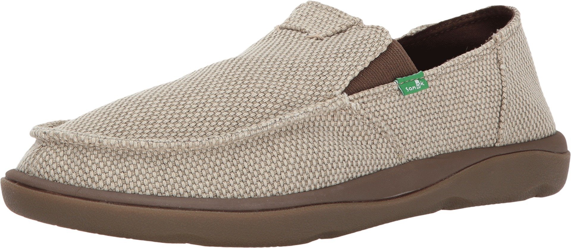 Sanuk Men's Vagabond Tripper Slip-On Loafer, Natural, 10 M US