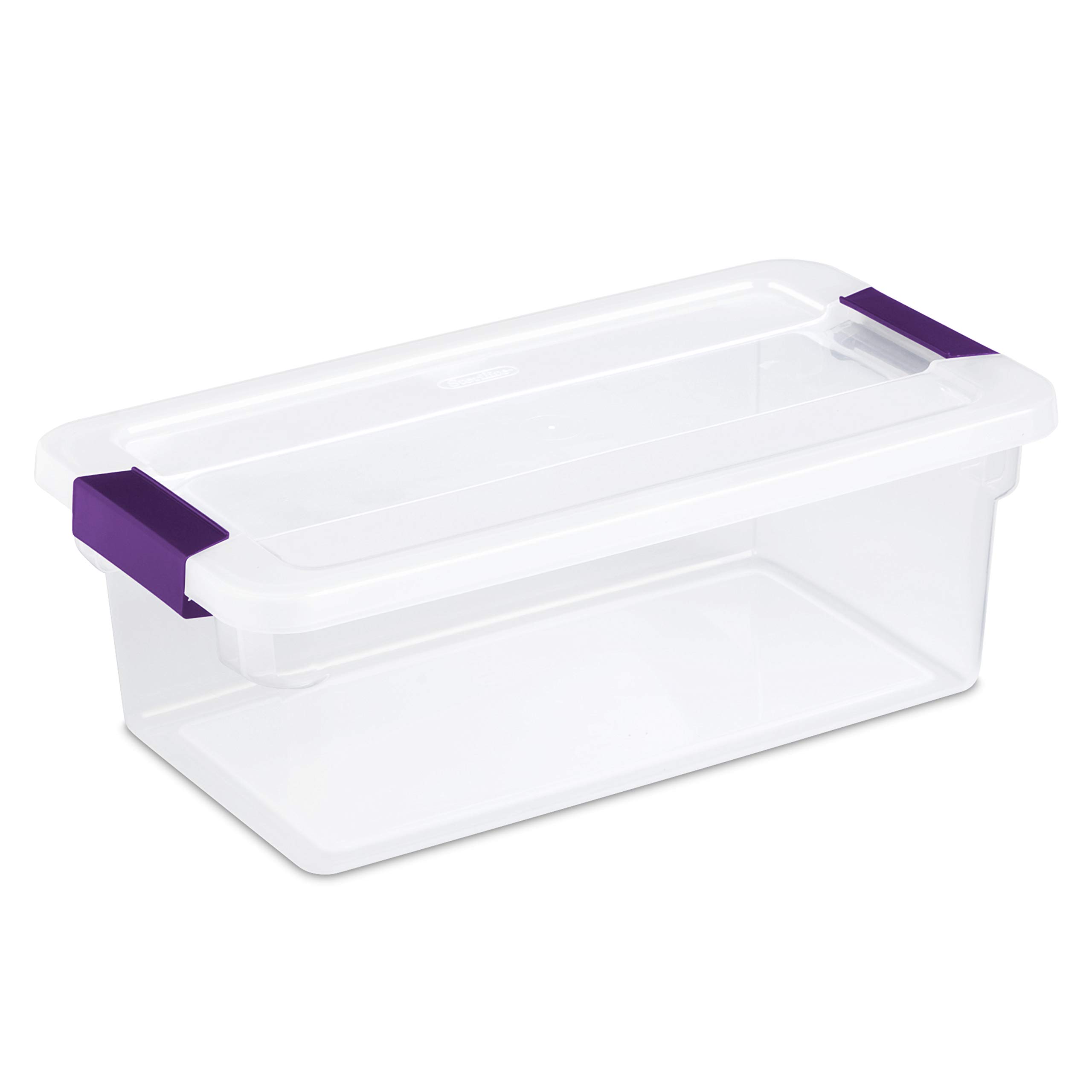 Sterilite Storage Bins Bundle - 27 Quart ClearView Latch Box (6-Pack) and 6 Quart ClearView Latch Box (12-Pack)