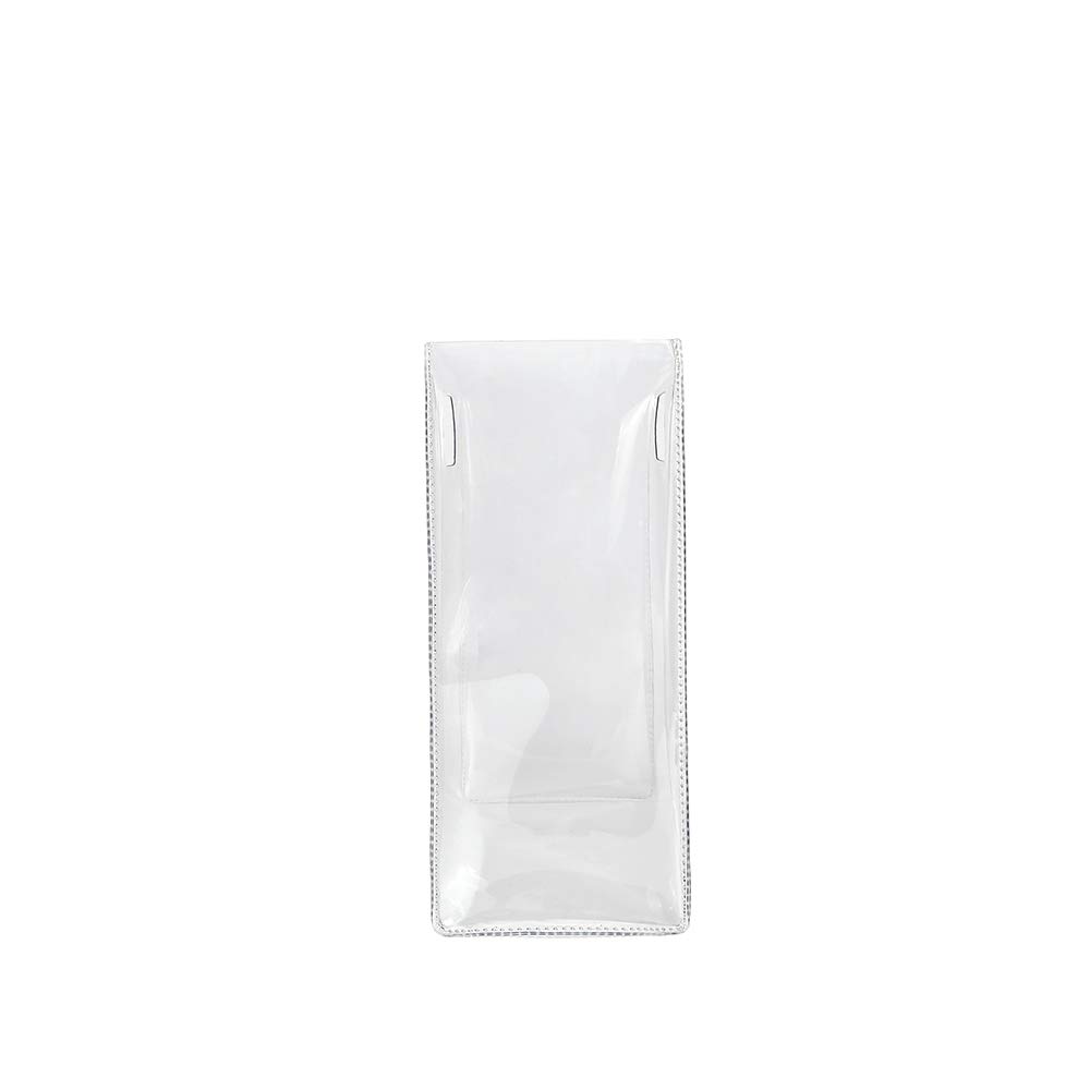 Tiwougel 12.6" Women Tote Bag,Transparent &Waterproof Plastic PVC Purse Handbag Clear-Medium