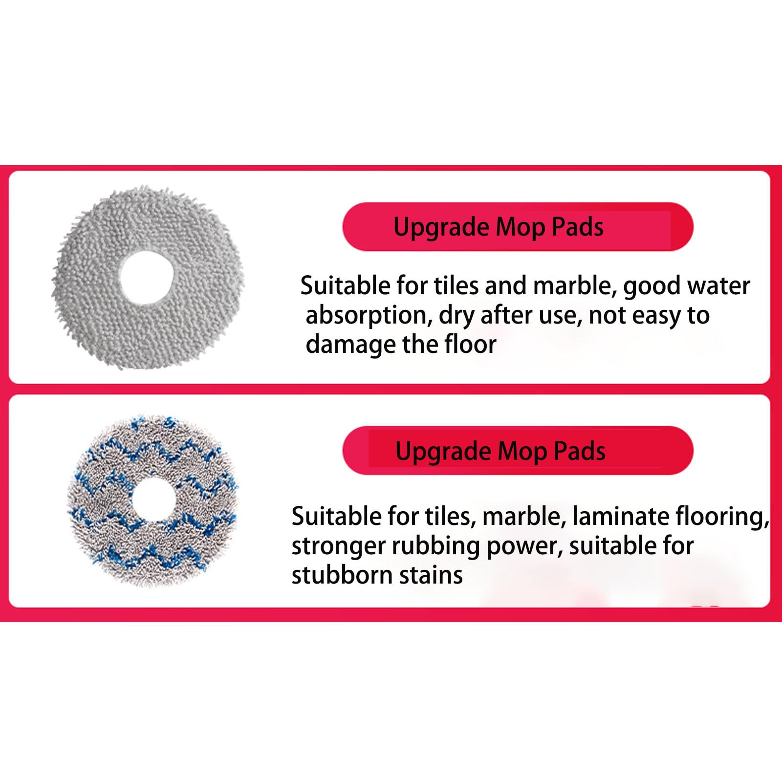 Rinakou Accessories Kit Compatible with ECOVACS DEEBOT T20 Omni Robot Vauum,13 Pack Replacement Spare Parts, 1 Main Brush Roller,4 Side Brushes,2 Hepa Filters,4 Mop Pads,2 Carbon Dust Bags (T20 Omni)