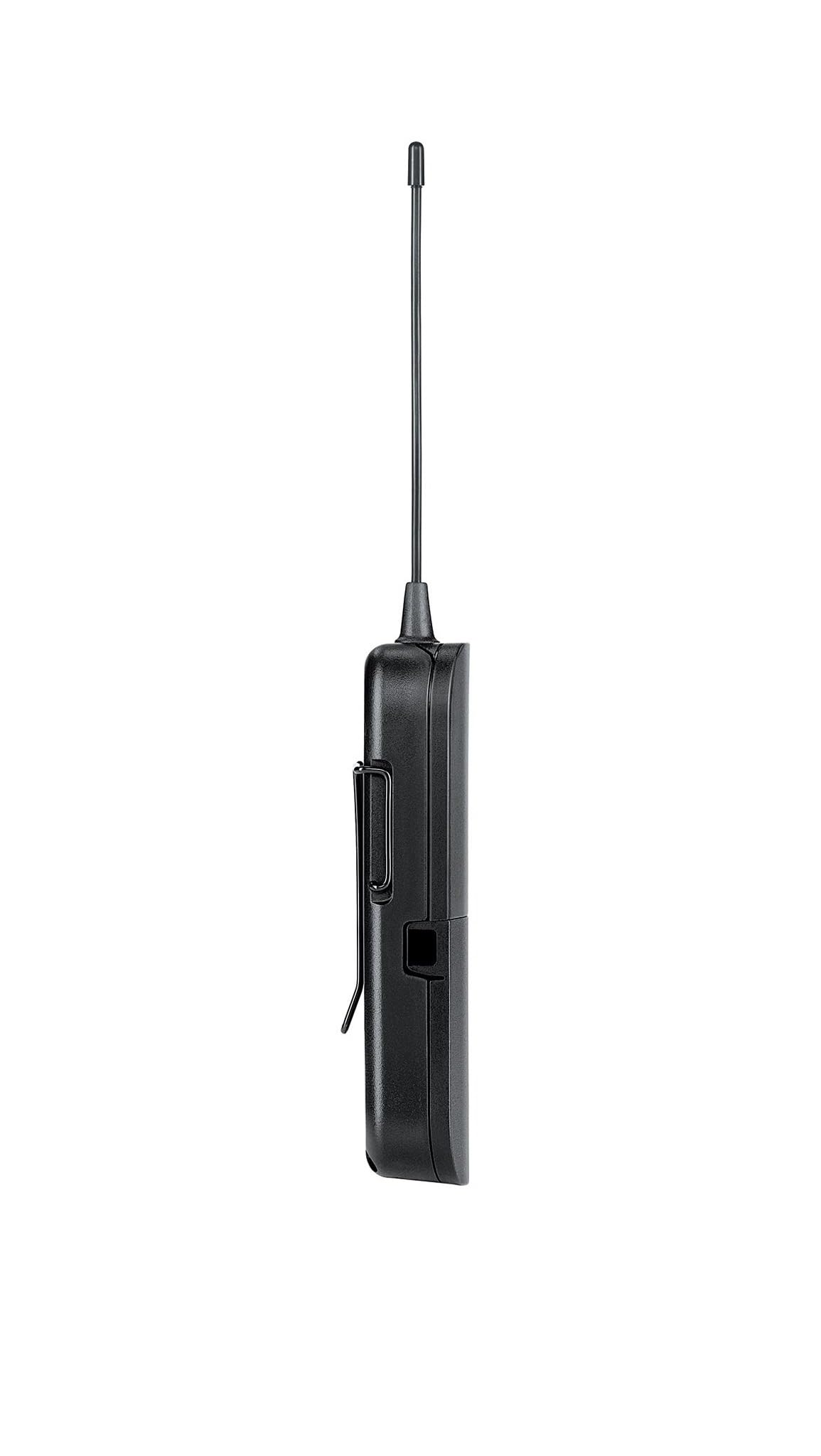 Shure BLX1 Wireless Bodypack Transmitter with On/Off Switch, Adjustable Gain Control, TQG Connector - for use with BLX Wireless Microphone Systems (Receiver Sold Separately) | H9 Band