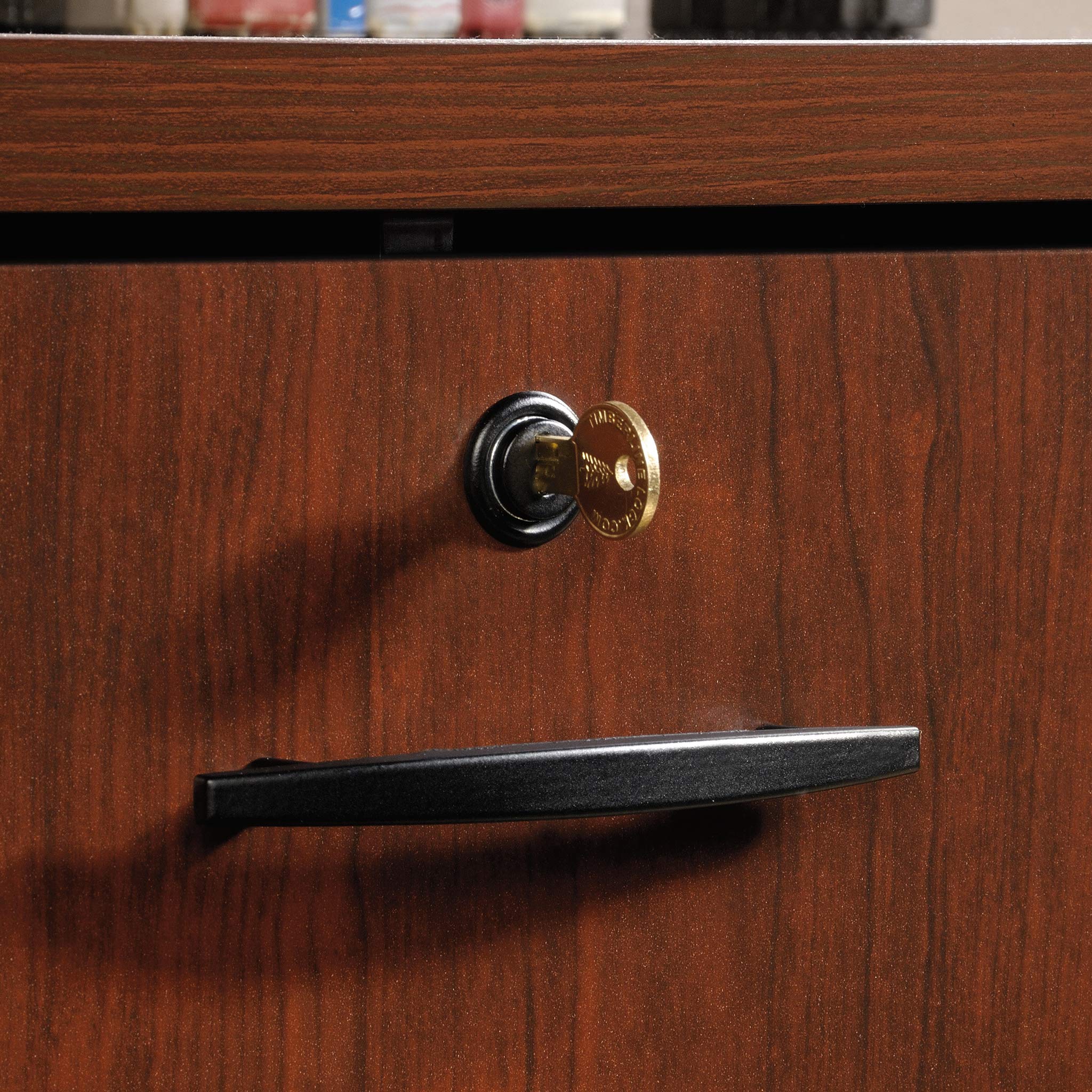 Sauder Via Collection Lateral File, L: 36.54" x W: 23.47" x H: 29.76", Classic Cherry