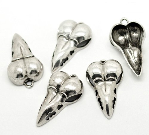 Sexy Sparkles Birdhead Skull Pendant for Necklace