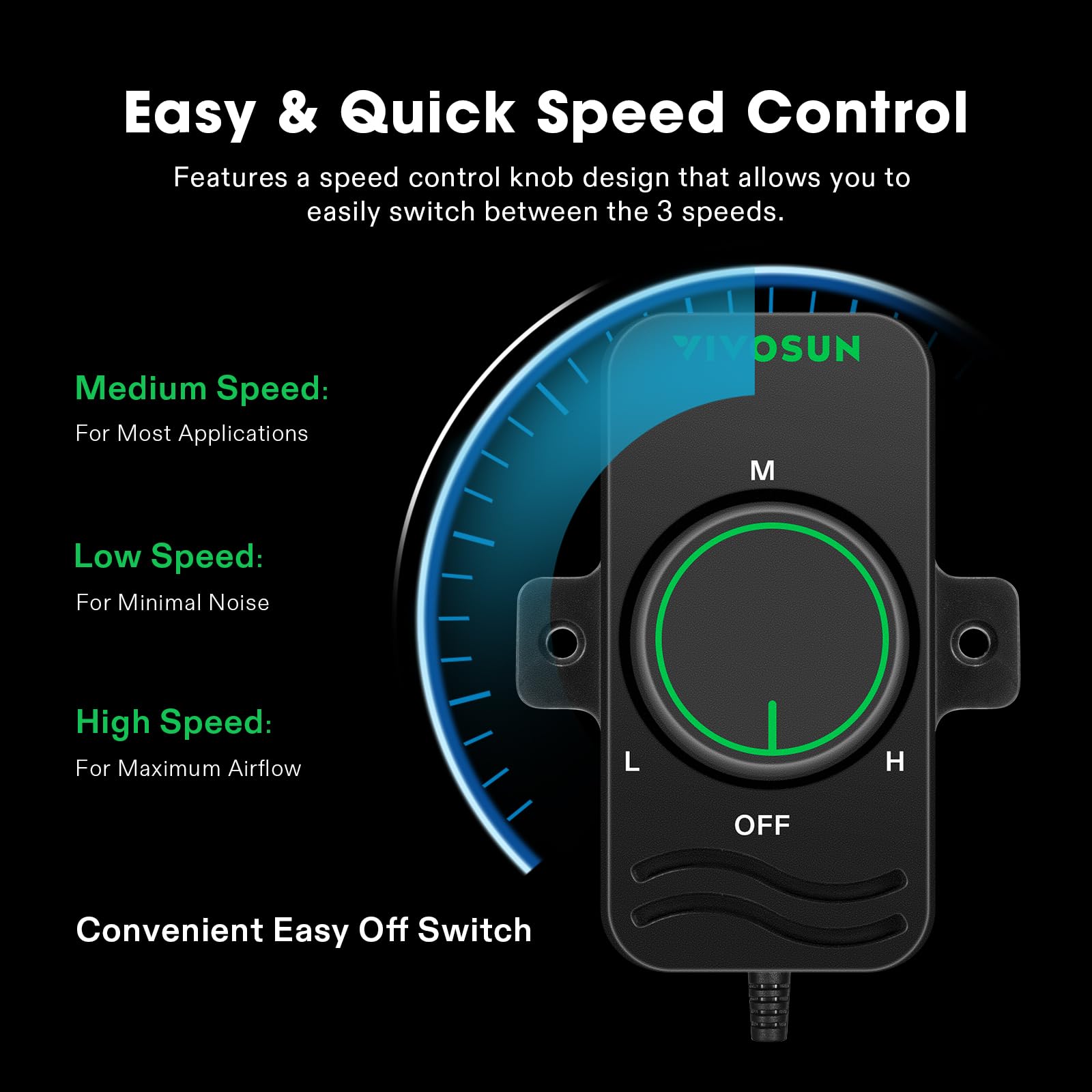 VIVOSUN Inline Booster Duct Fan 4β 106 CFM with Speed Controller, HVAC Exhaust Ventilation Fan with Low Noise for Basements, Bathrooms, Kitchens, Attics, Grow Tents