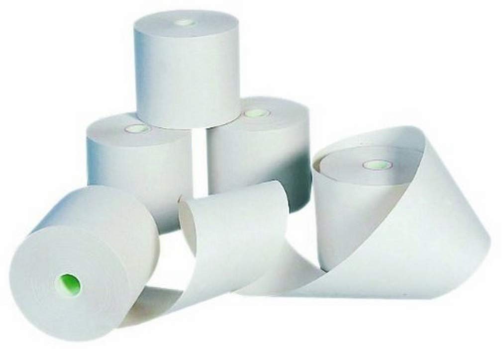 Rexel Ib405020 Thermal Paper Roll for Ibico 1491x/ 1228x Calculators - White (Pack of 5)