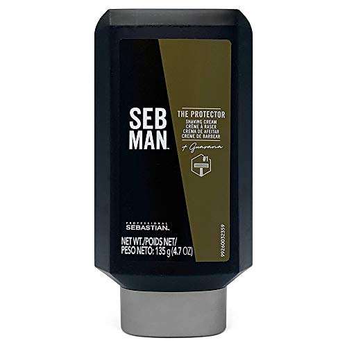 SEB MAN The Protector by Sebastian, Men's Shaving Cream, 4.7oz