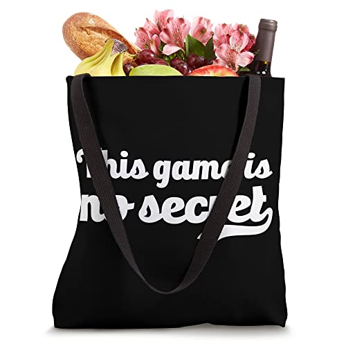 This Game Is No Secret Equality Inclusion Blacks Minority Tote Bag