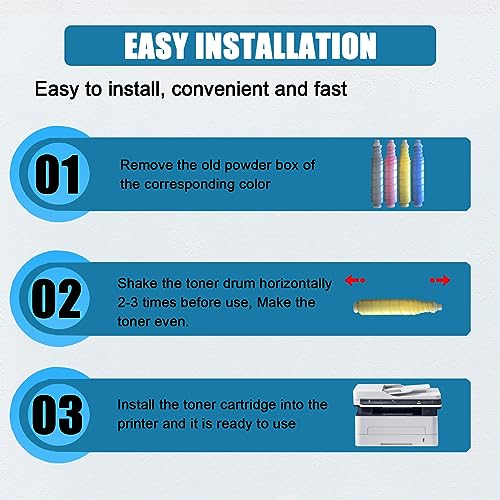 RIOMAN TN620 Toner Cartridge Compatible with Chip Replacement for Konica Minolta High Yield Compatible for Konica Minolta C1060L C1070L C2060S C3070L Toner Printers 1 Black Pack