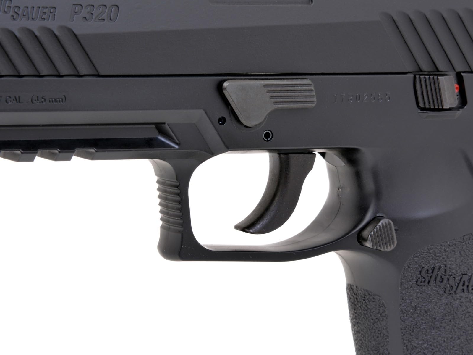 SIG SAUER P320 CO2 Semi-Auto Chambered in .177 Caliber, 12 Gram, 30 Round Blowback Next-Generation Pellet Gun Air Pistol, Black
