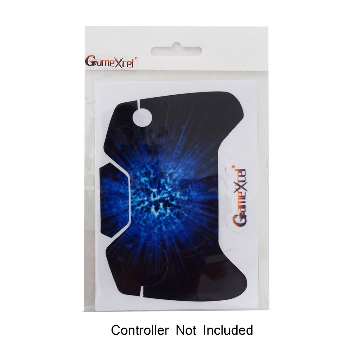 Skins Stickers for Xbox One Games Controller - Custom Orginal Xbox 1 Remote Controller Wired Wireless Protective Vinyl Decals Covers - Leather Texture Protector Accessories - Blue Explosion