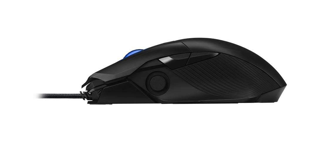 ROG Chakram Core Gaming Mouse Featuring programmable Joystick, Advanced 16000 dpi Sensor, Push-fit Switch sockets Design, Adjustable Weight, Stealth, Instant Screenshot and Aura Sync Lighting