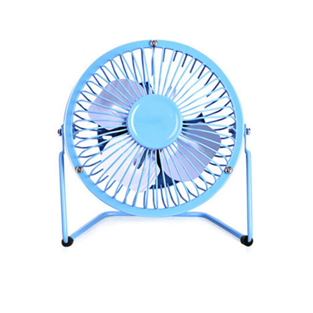 TAEPKY 4'' USB Desk Personal Fan,USB Powered Portable Fan, Mini USB Desk Table Fan, Mini Table Fan for Office Desk Bedroom Home