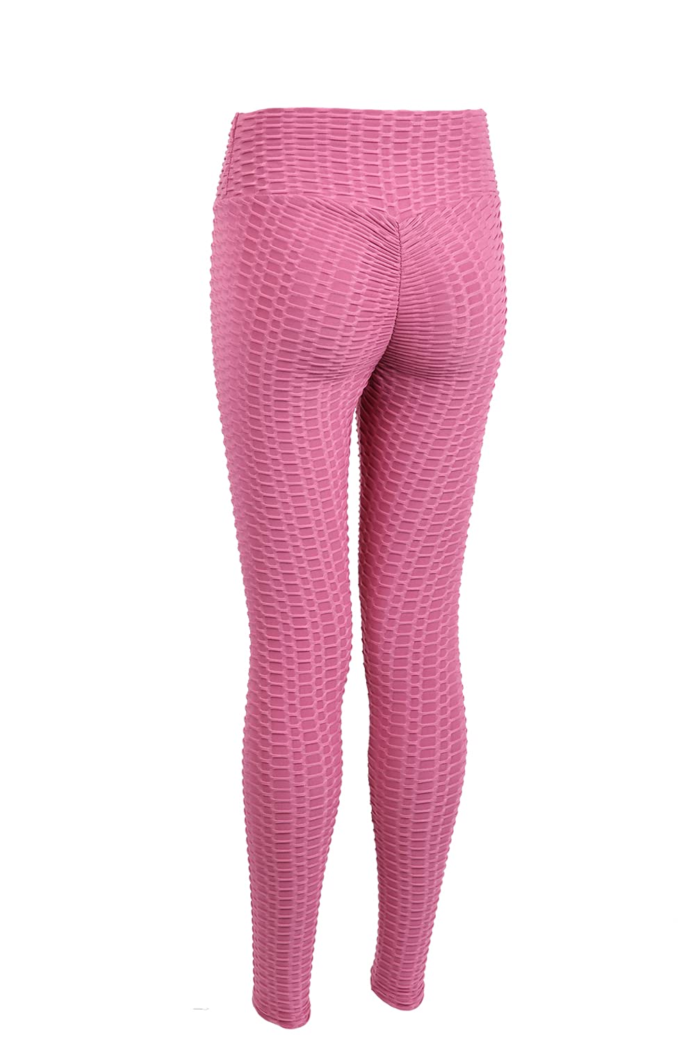 Vinsmoki Yoga Pants High Waisted Butt Lifting Anti Cellulite Leggings for Women Workout Tummy Control Sport Tights Bean Paste L