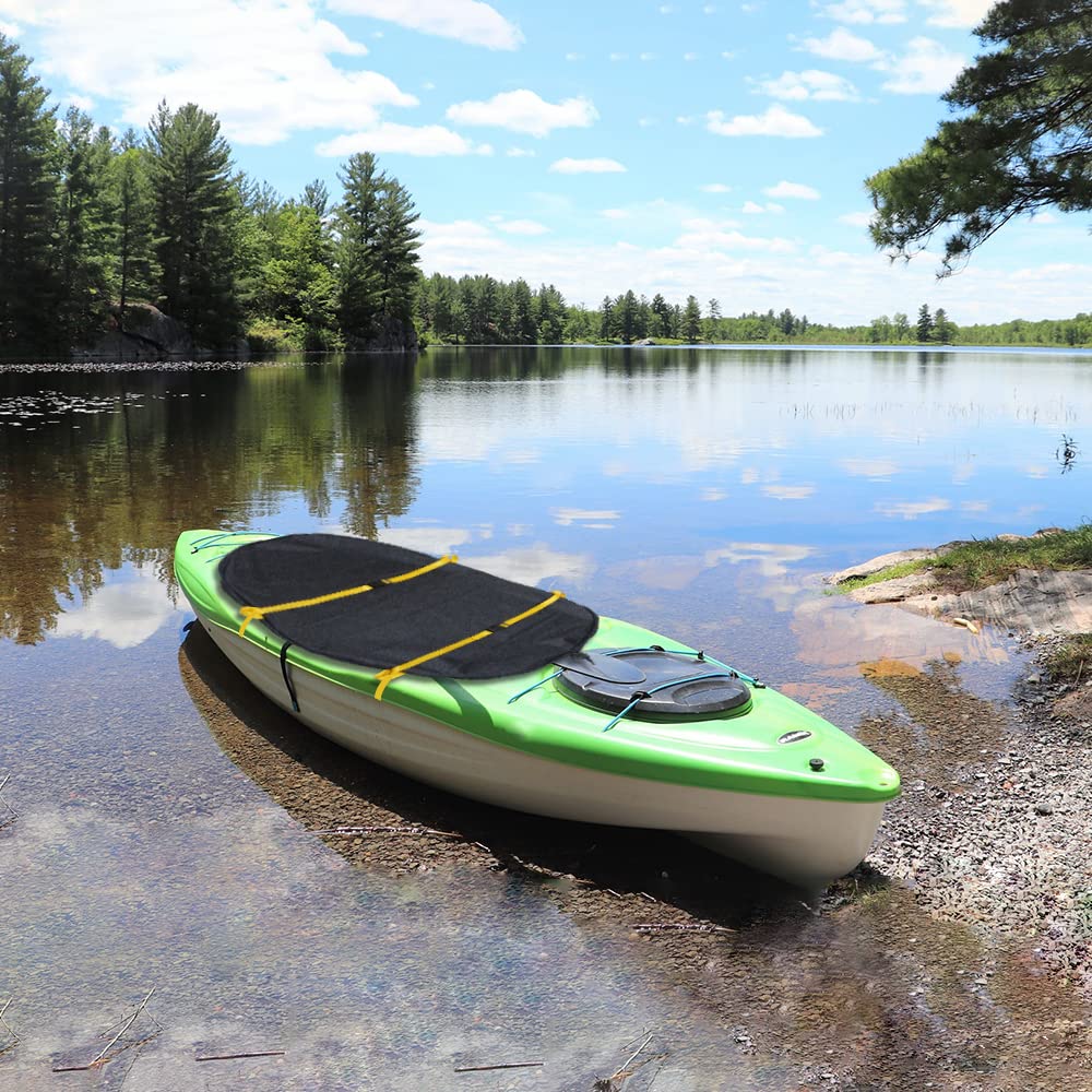 YUJHON Kayak Cockpit Cover with Adjustable Fixing Strap,UV50 Blocking Seal Cockpit Protector with Elastic Hem Cord Universal for Indoors and Outdoors M yun458723 0