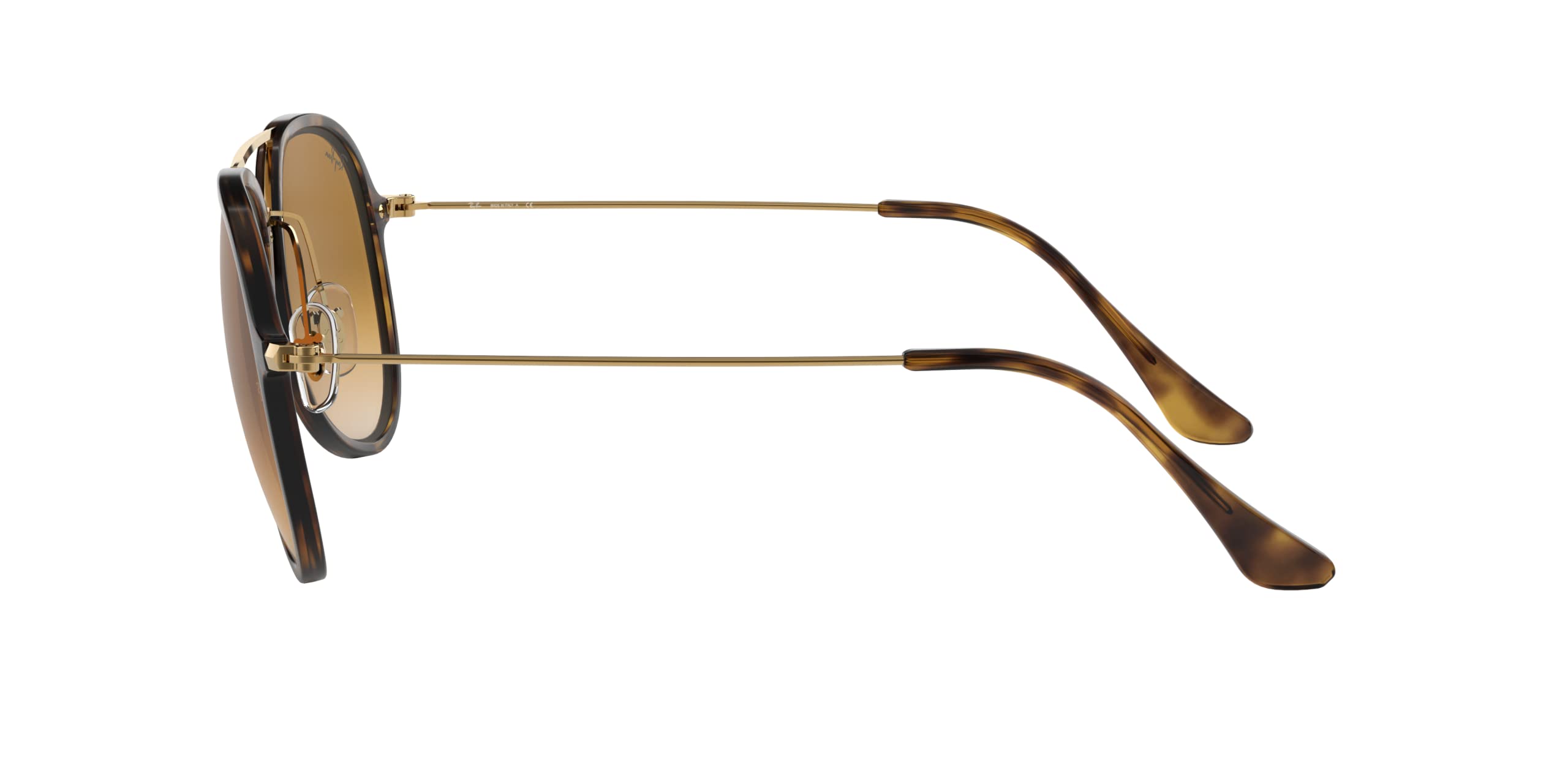 Ray-Ban Rb4298 Aviator Sunglasses, Light Havana/Clear Gradient Brown, 57 mm