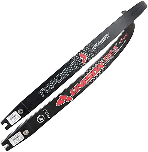 TOPOINT ARCHERY Unison ILF Recurve Bow Limbs 66/68/70inch, Carbon/Foam Limbs 22-48lbs, Compatible for 25β Riser, for Adult,Youth and Teens (34, 68 INCH)