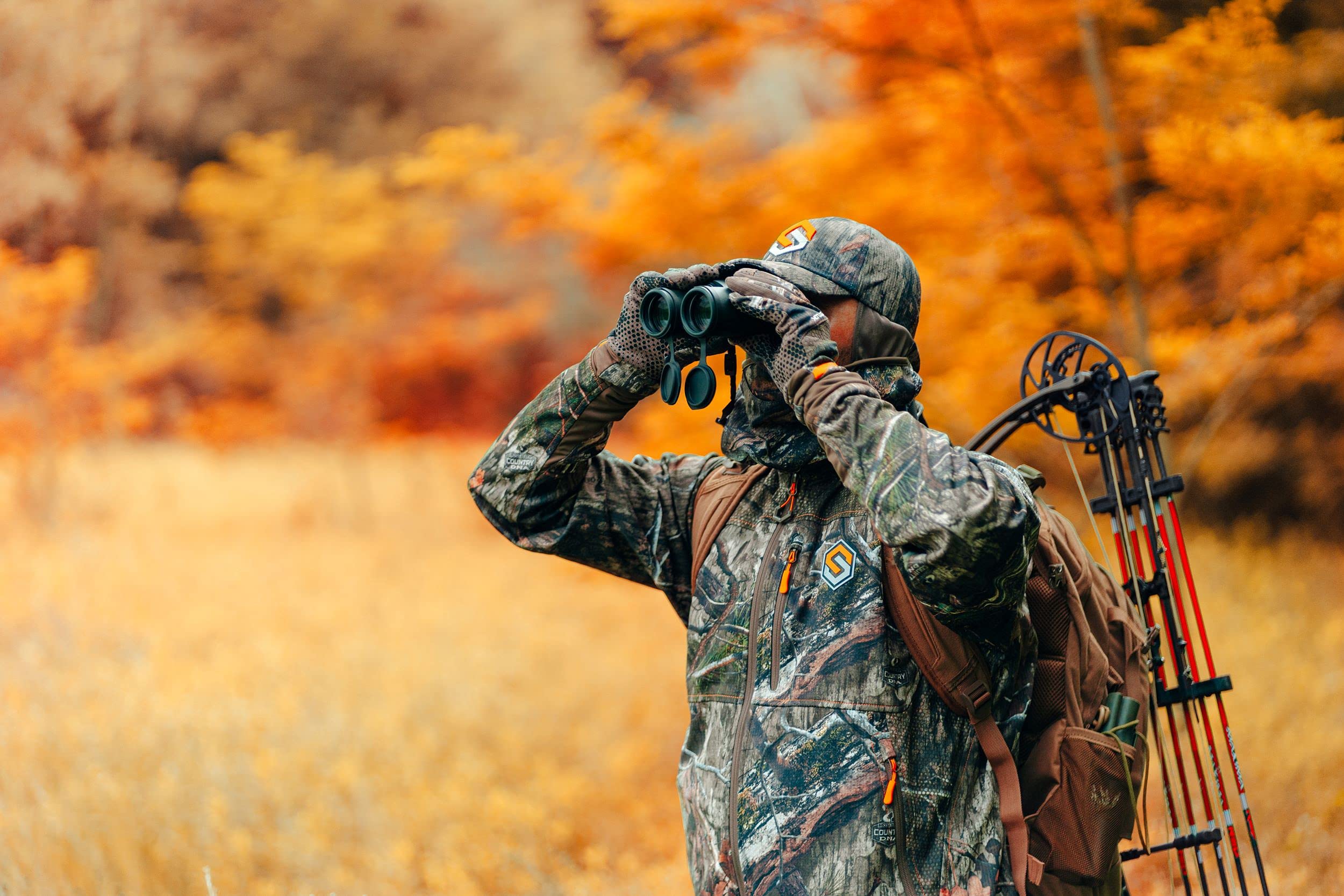 ScentLok Savanna Lightweight Camo Shooter Gloves for Hunting and Outdoor Use (Realtree Edge, Large)