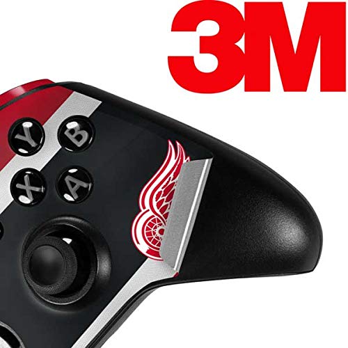 Skinit Decal Gaming Skin compatible with Xbox One Elite Controller - Officially Licensed NHL Detroit Red Wings Jersey Design