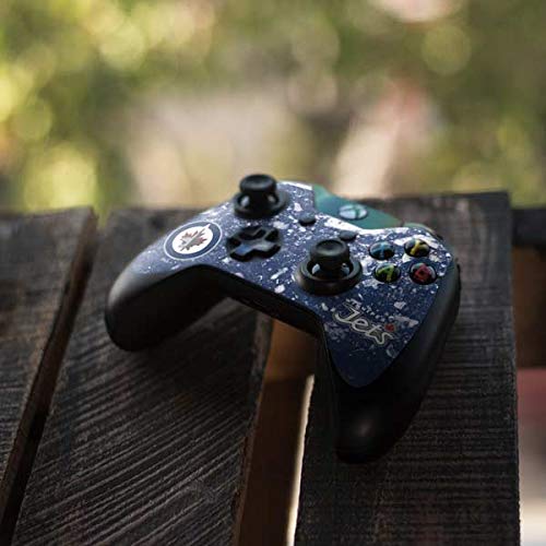 Skinit Decal Gaming Skin Compatible with Xbox One Controller - Officially Licensed NHL Winnipeg Jets Frozen Design