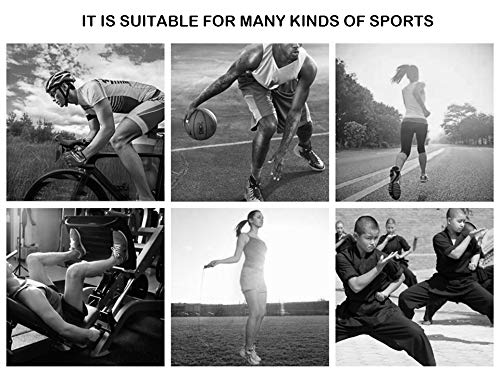 ZEERKEER Ankle Brace for Women & Men(1 Pair), Adjustable Compression Ankle Braces Breathable Ankle Support Brace, Super Elastic and Comfortable for Arthritis, Sports Injuries and Recovery (L)