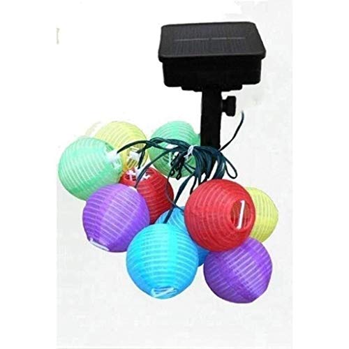 WDWL Waterproof Solar String Light Lantern, Outdoor String Lights Lantern Ball, Globe Lights Garden Courtyard Garden Party Home Decoration