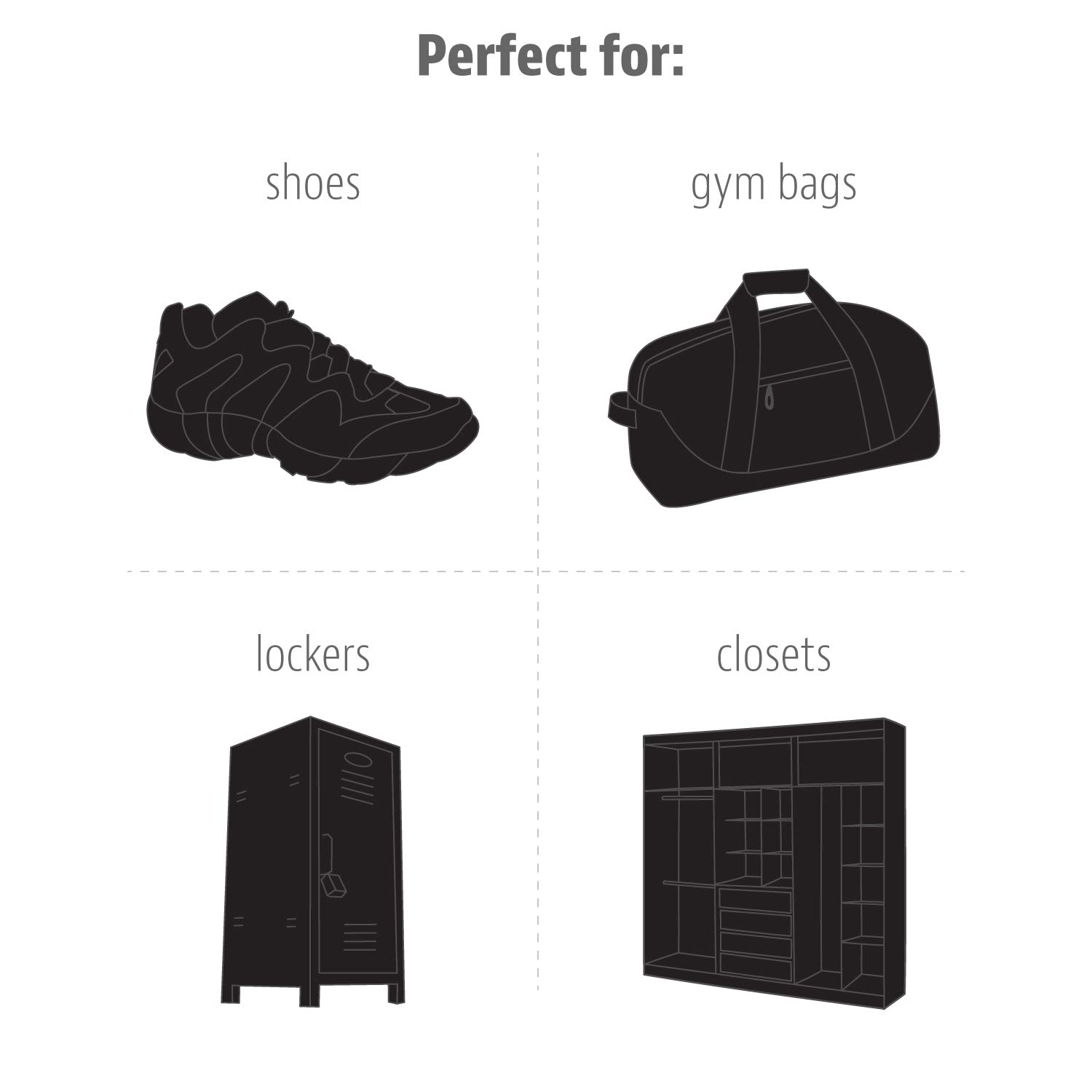 Sof Sole Sneaker Balls Shoe, Gym Bag, and Locker Deodorizer, 6 Pack, Fruit