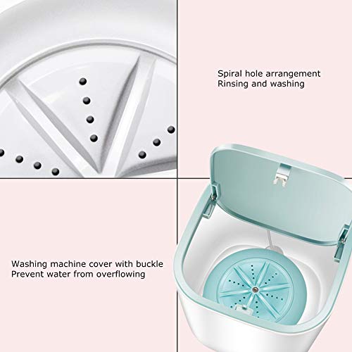 Restokki Portable Washing Machine, Portable Washer, 3.8L High Capacity USB Powered Desktop Electric Washing Machine for Home Use