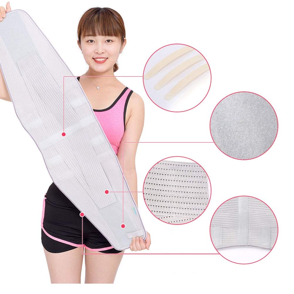 TANGIST Lumbar Brace for Men & Women Waist Trainer Lumbar Support Corrective Posture Relief Lower Back Pain Herniated Disc and Scoliosis (Size : S)