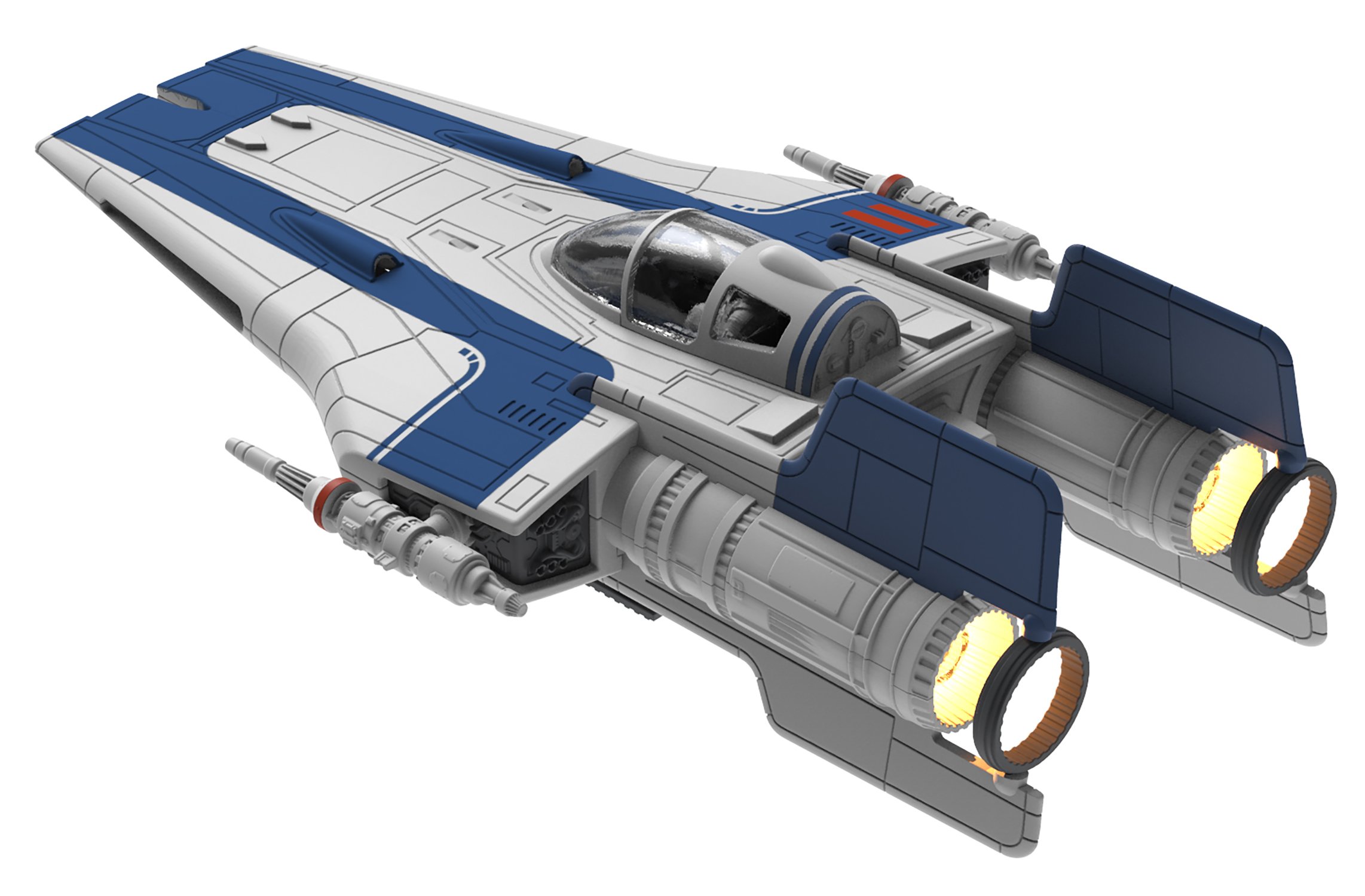 Revell Snaptite Build and Play Star Wars: The Last Jedi! Resistance A-wing Fighter