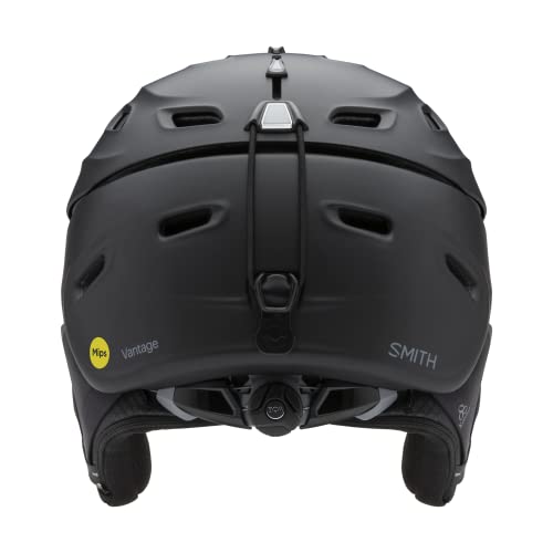 Smith Optics Vantage MIPS Unisex Snow Helmet - Matte Black, Large