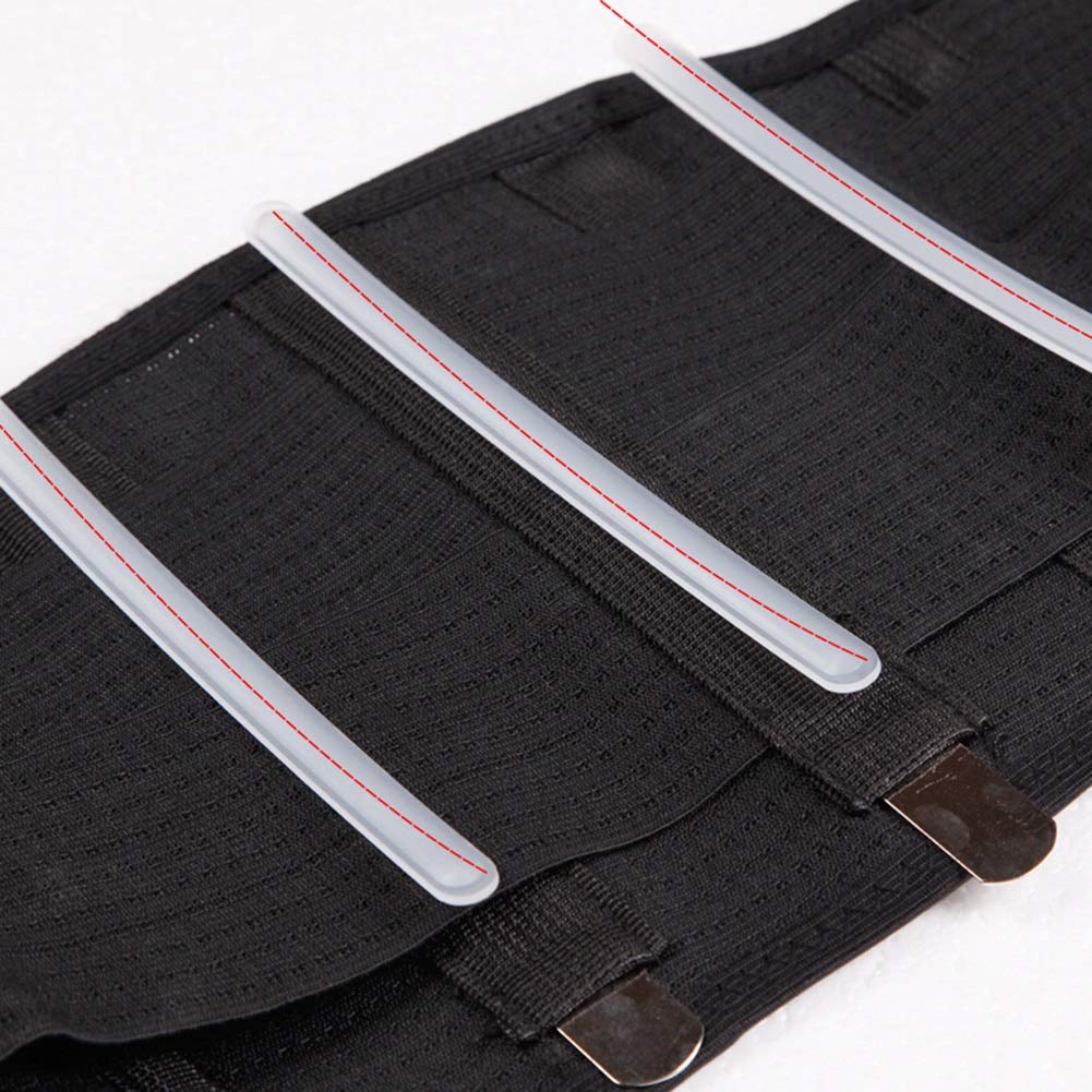TANGIST Summer Back Support Lumbar Belt,Man and Woman Pain Relief Back Brace – Prevents Injury & Improves Sciatica,self-Heating Features (Color : Black, Size : L)